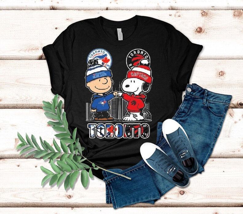 Charlie Brown Toronto Blue Jays And Snoopy Toronto Raptors Skyline 2025 ...