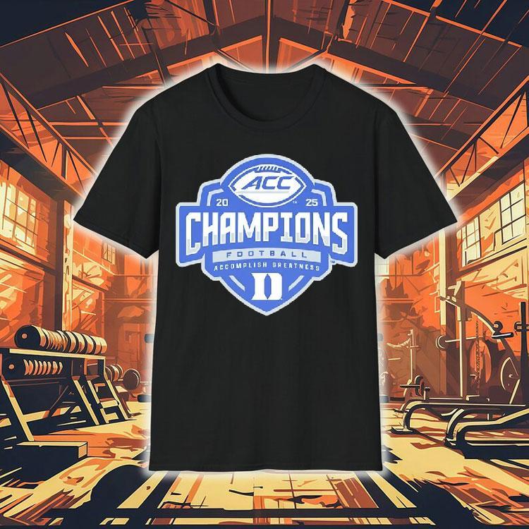 Duke Blue Devils Acc Football Champions 2025 Shirt – Dalatshirt