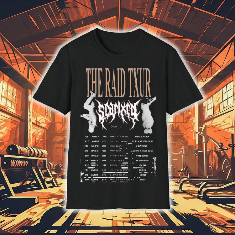 Scarlxrd The Raid Tour 2026 Shirt – Dalatshirt